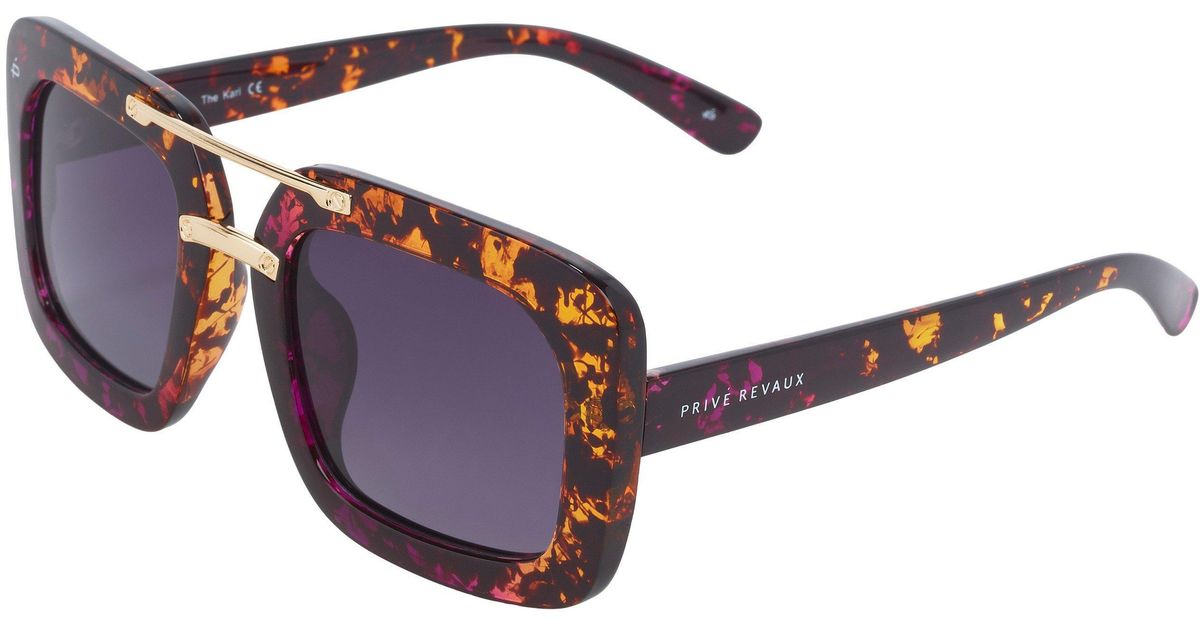 Privé Revaux Adults Round Sunglasses in Purple | Lyst UK