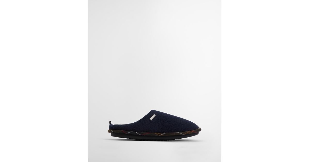 Barbour Hexham Slippers in Blue for Men | Lyst UK