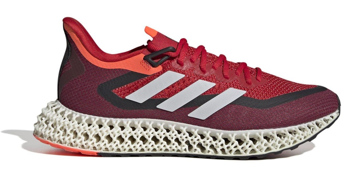 adidas 4Dfwd Road Running Shoes Adults in Red for Men | Lyst UK