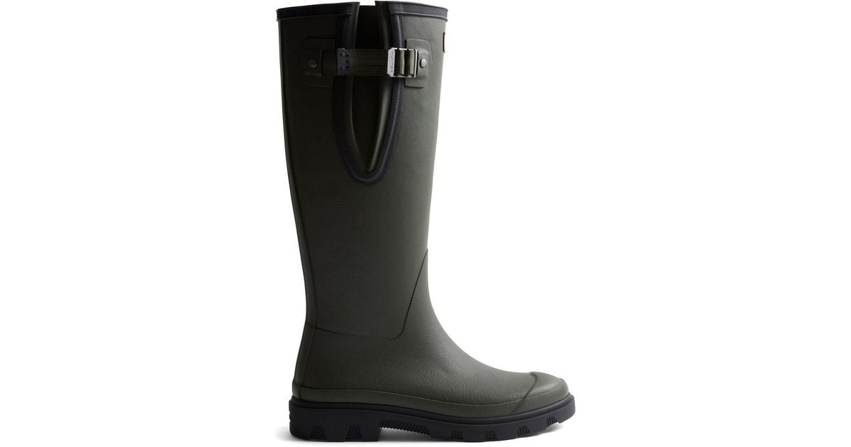 HUNTER Downpour Adjustable Boot in Black for Men | Lyst UK
