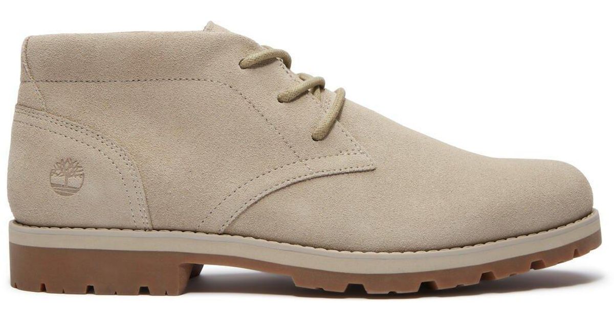Timberland Britton Road Mid Lace Up Waterproof Chukka Boots in Grey for ...
