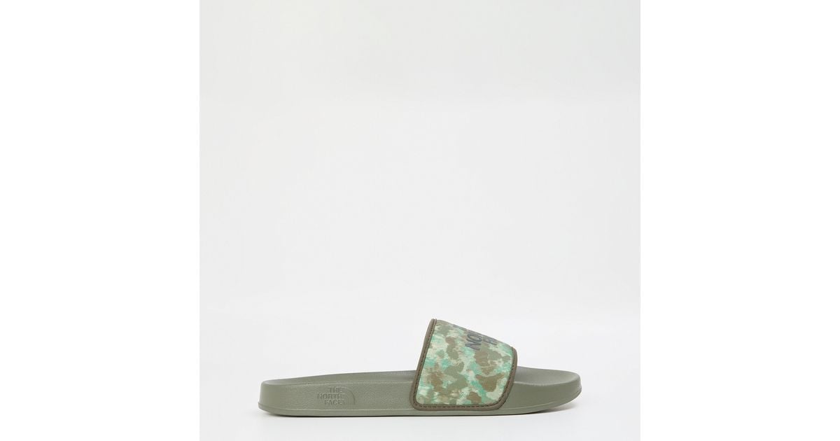 The North Face Base Camp Pool Sliders in Green for Men | Lyst UK