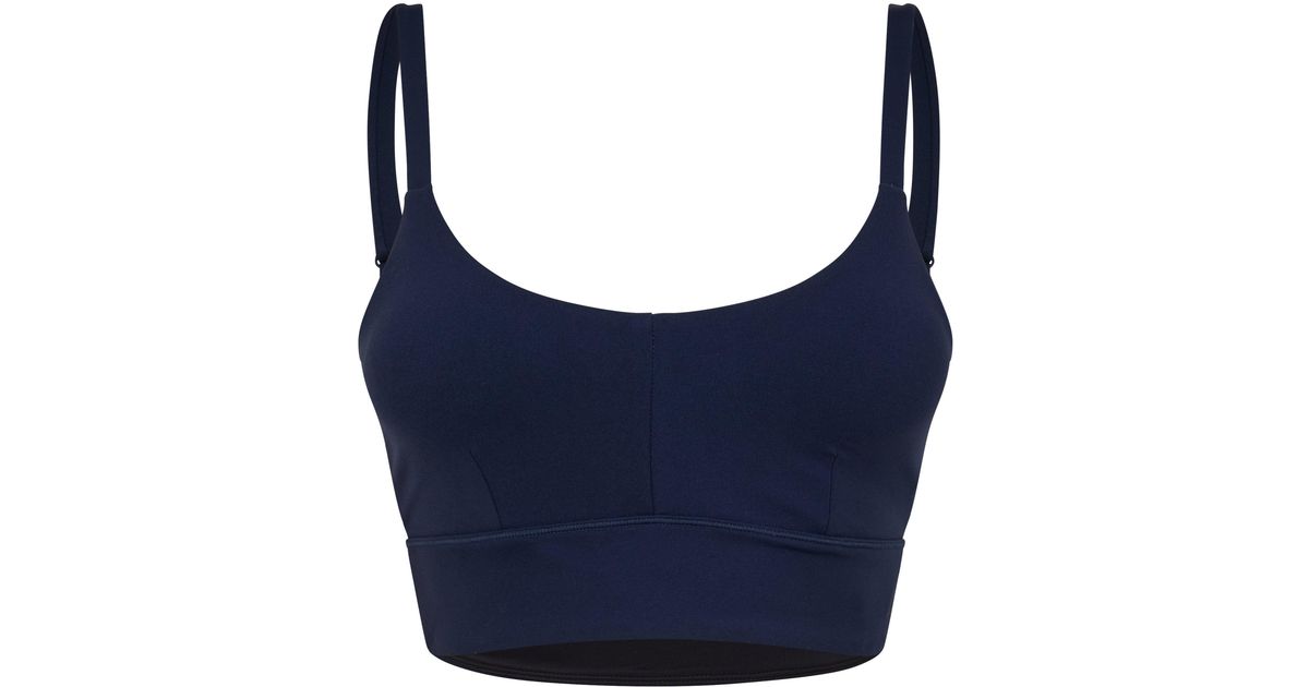Varley Amber Non Wired Medium Impact Sports Bra in Blue | Lyst UK