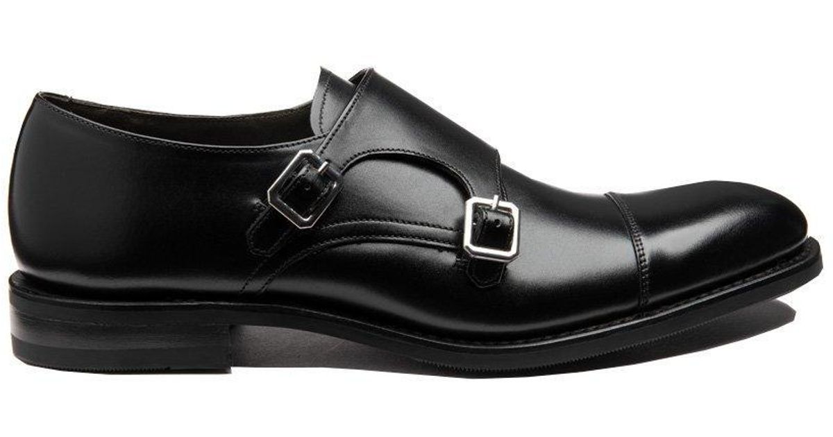 Loake Ramsey Monk Shoes in Black for Men | Lyst UK
