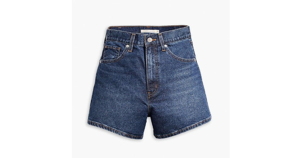 Levi's Hw Mom Shrt in Blue | Lyst UK