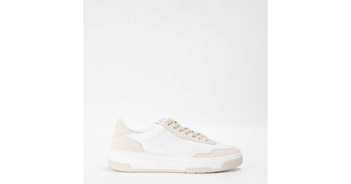 BOSS Baltimore Ten Court Trainers in White | Lyst UK