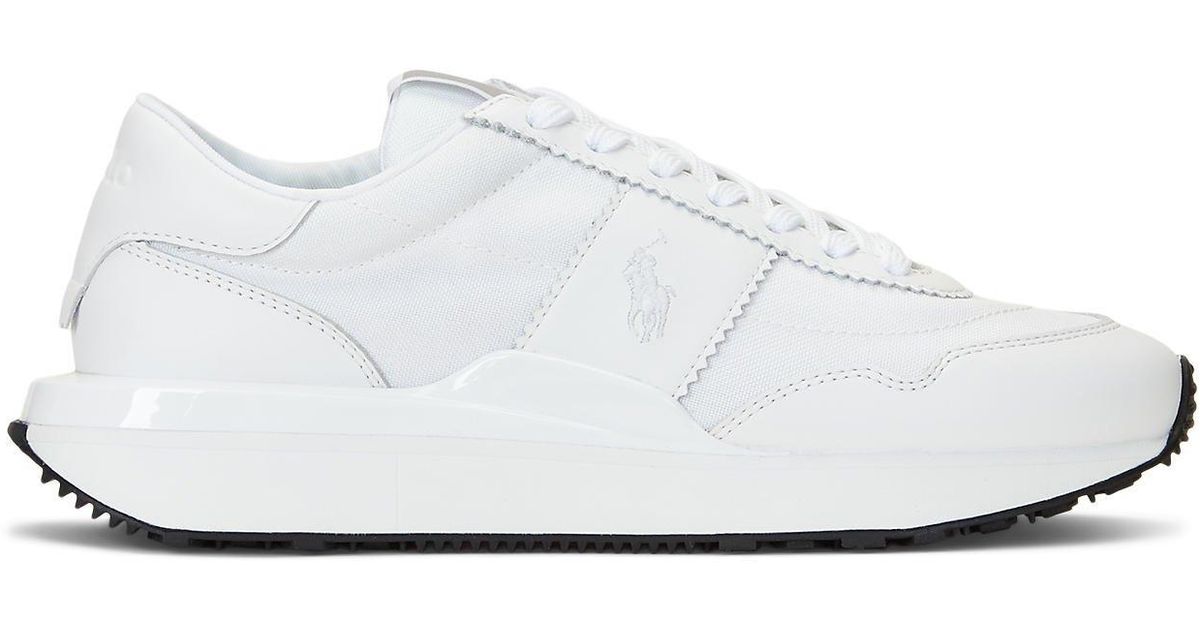 Polo Ralph Lauren Train 89 Runners in White | Lyst UK