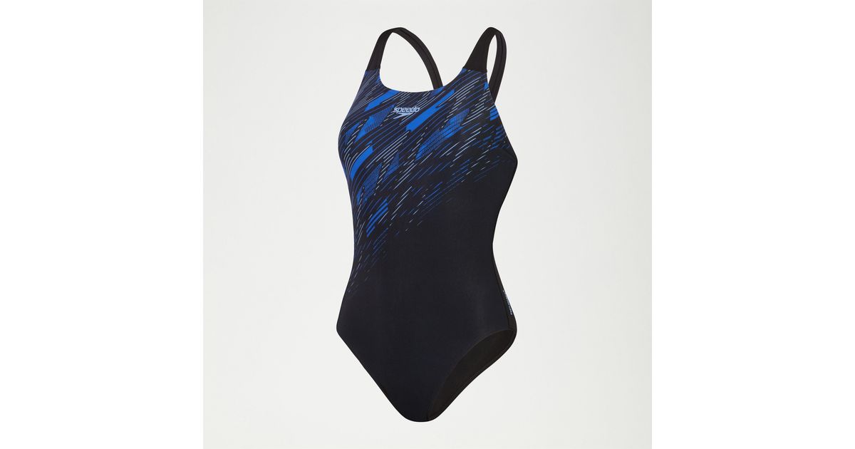 Speedo Hyperboom Placement Muscleback in Blue | Lyst UK