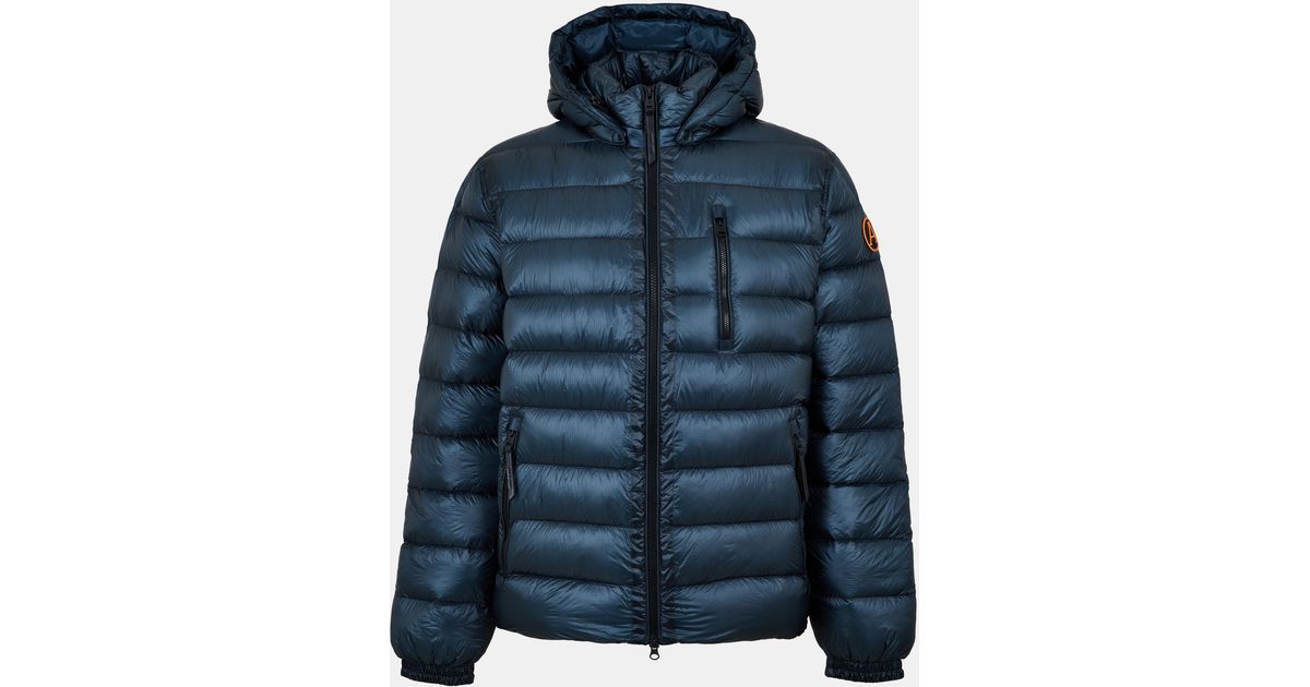 ARCTIC ARMY Commando Heavyweight Puffer Jacket in Blue for Men | Lyst UK