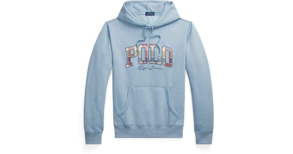 Polo Ralph Lauren Logo Hoodie in Blue for Men | Lyst UK