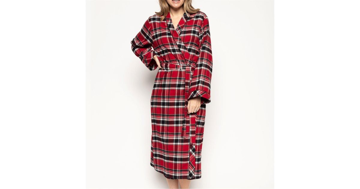 Cyberjammies Clarissa Long Dressing Gown in Red | Lyst UK