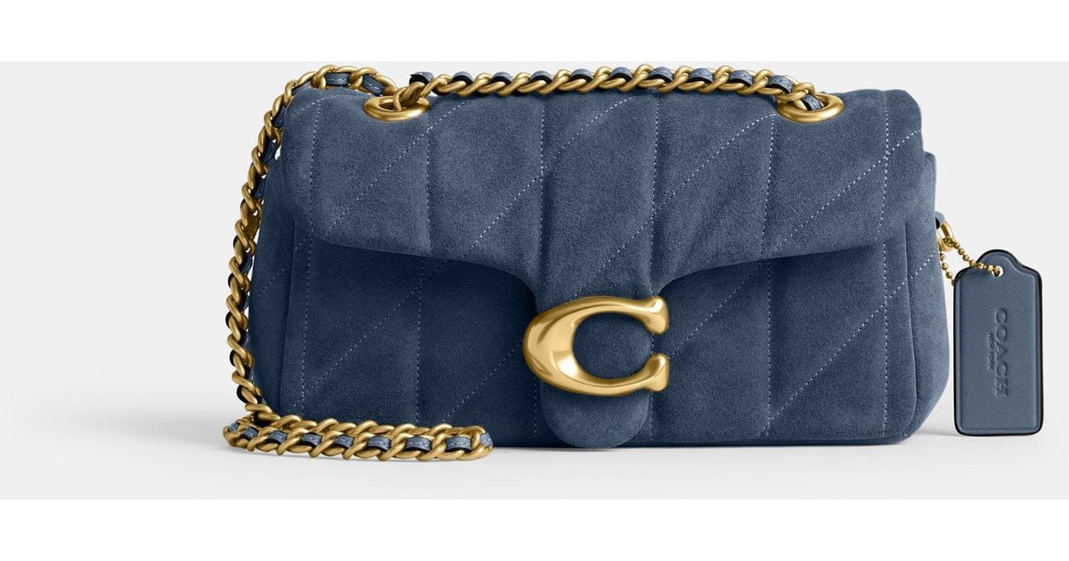 COACH Quilted Tabby 20 Shoulder Bag in Blue | Lyst UK