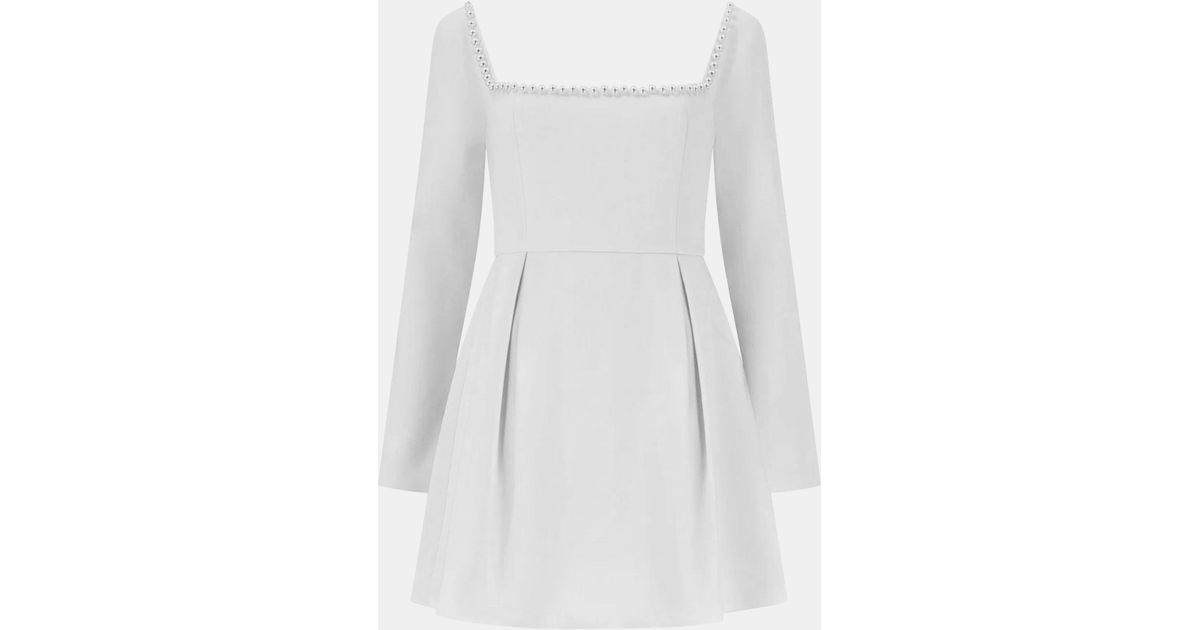 Odd Muse The Ultimate Muse Pearl Dress in White | Lyst UK