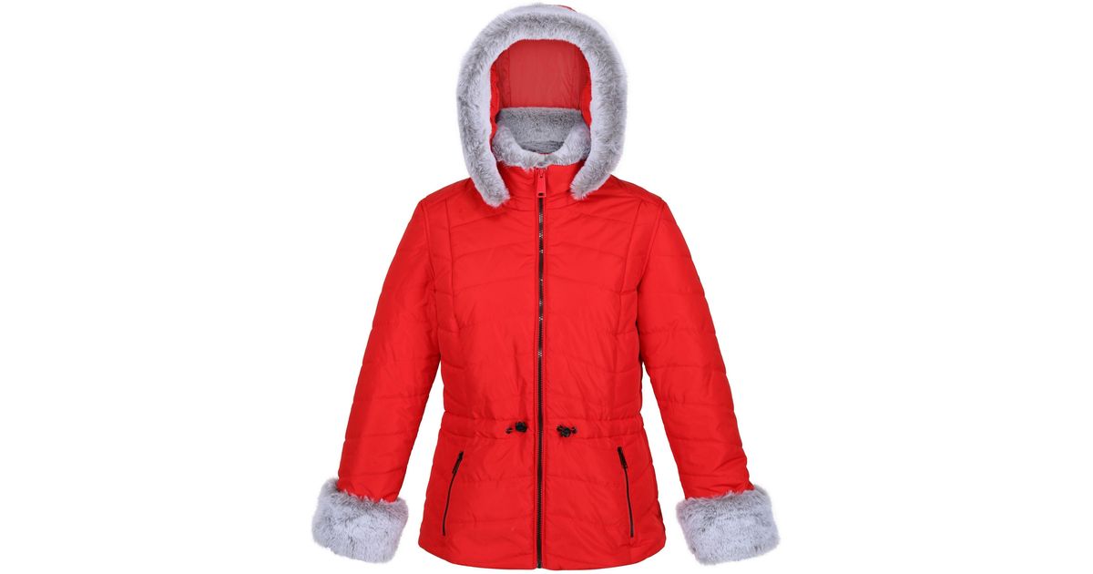 Regatta Willabella Heavyweight Puffer Jacket in Red | Lyst UK