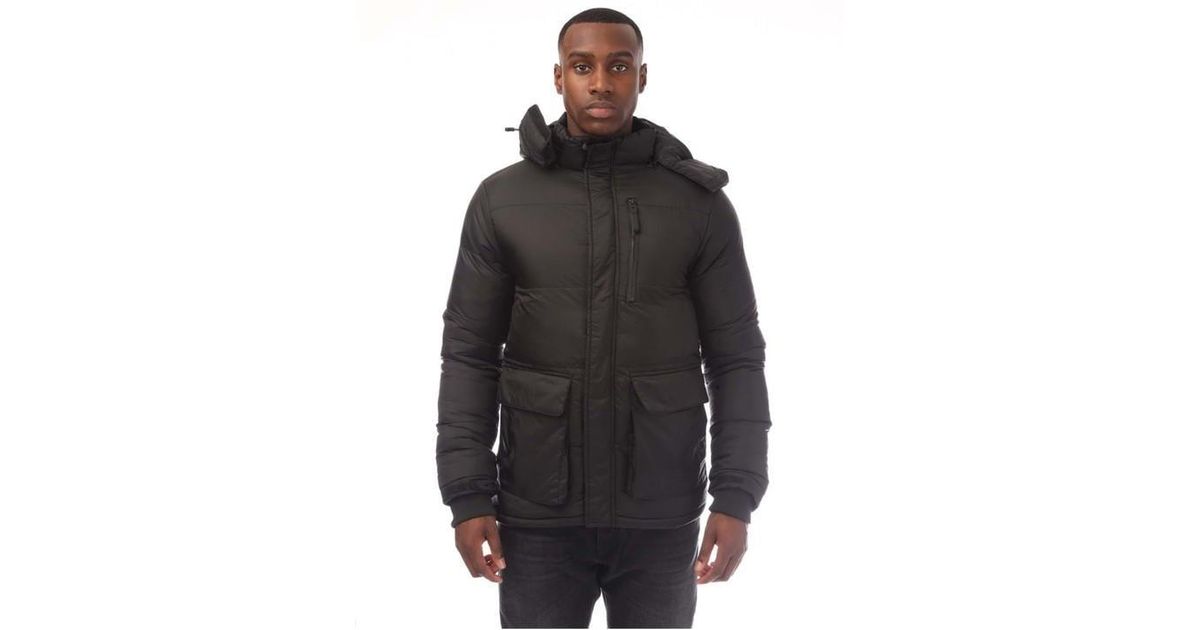 Loyalty And Faith Addition Padded Puffer Jacket in Black for Men | Lyst UK