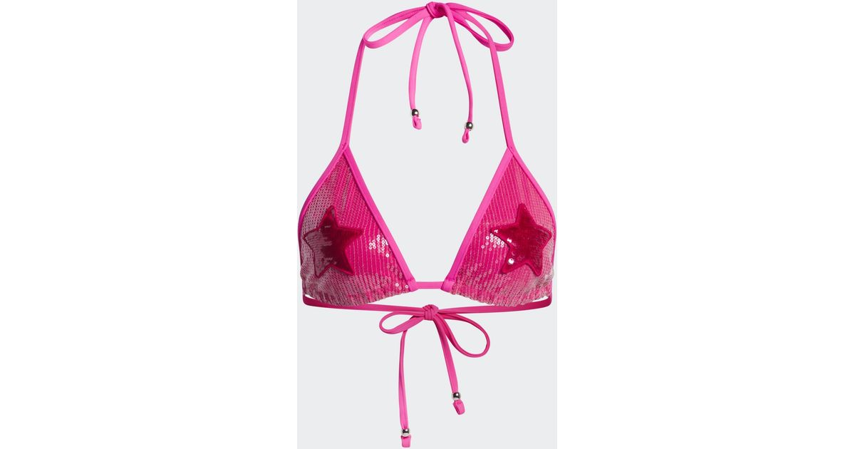 adidas Originals Triangle Bikini in Pink | Lyst UK