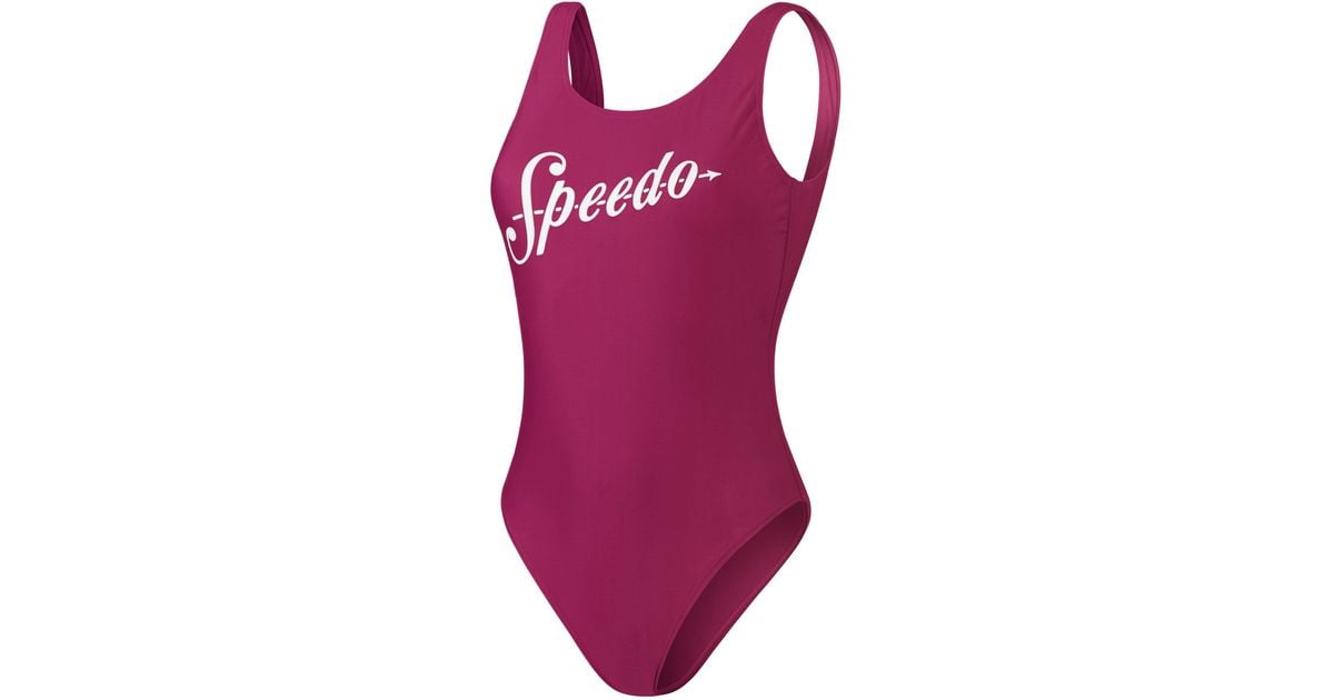 Speedo Logo Deep Ubk in Purple | Lyst UK