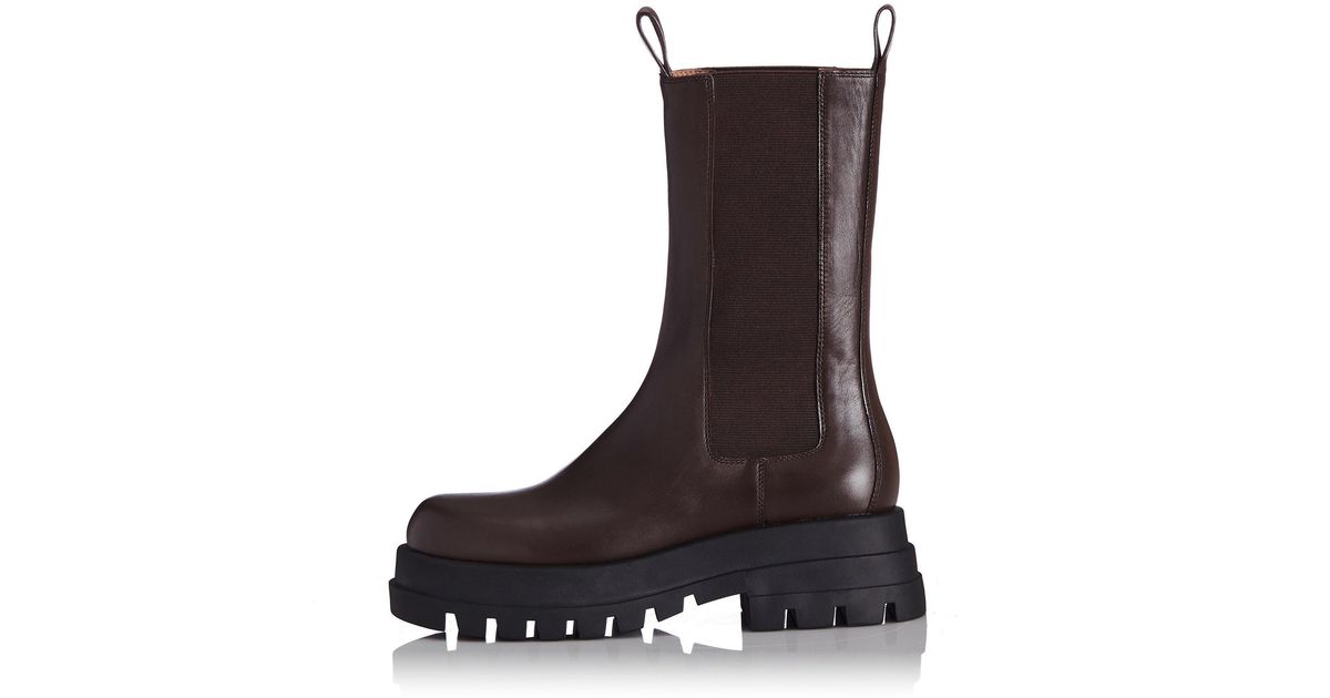 Alias Mae Dominic Leather Boots in Brown | Lyst UK