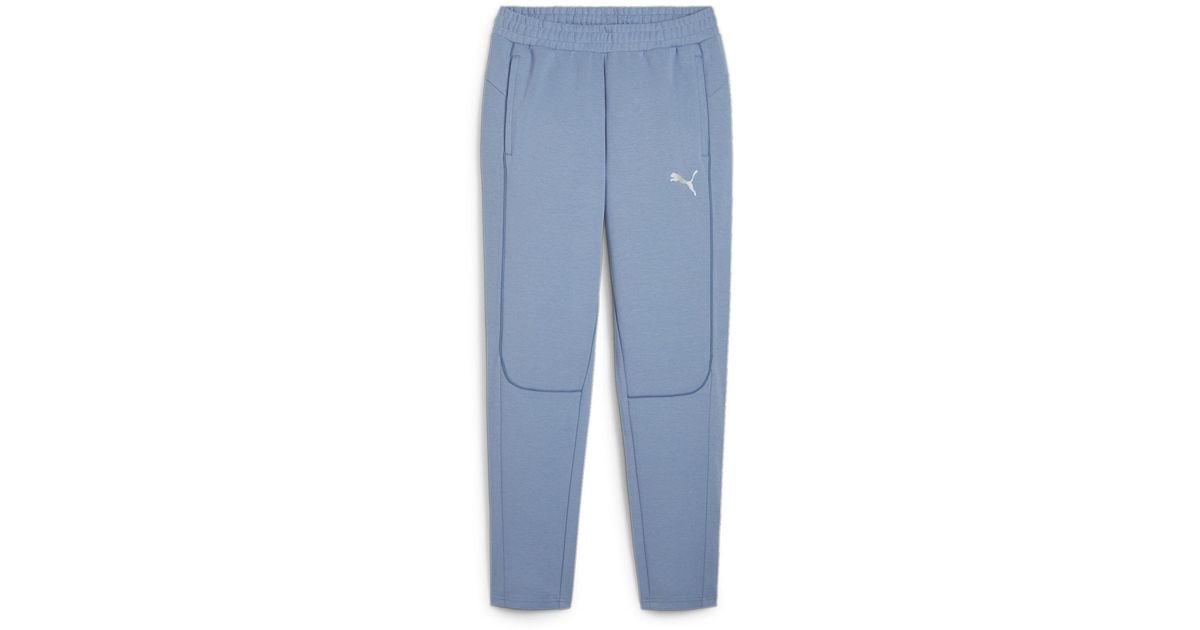PUMA Teamfinal Casuals Closed Hem Joggers in Blue for Men | Lyst UK