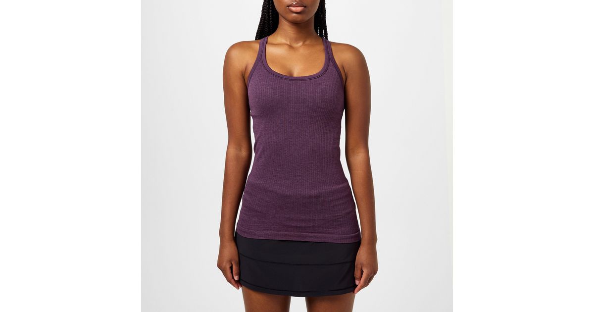 lululemon Ebb To Street Tank Top in Purple | Lyst UK