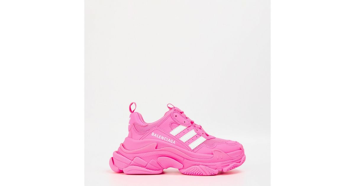 Balenciaga X Adidas Triple S Trainers in Pink | Lyst UK