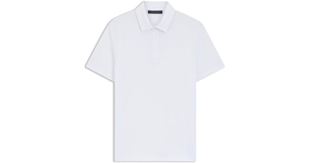BOSS Parris Double Breasted Polo in White for Men | Lyst UK