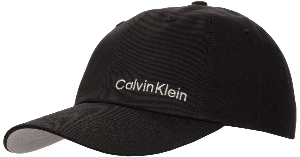 Calvin Klein Golf Cap in Black for Men | Lyst UK