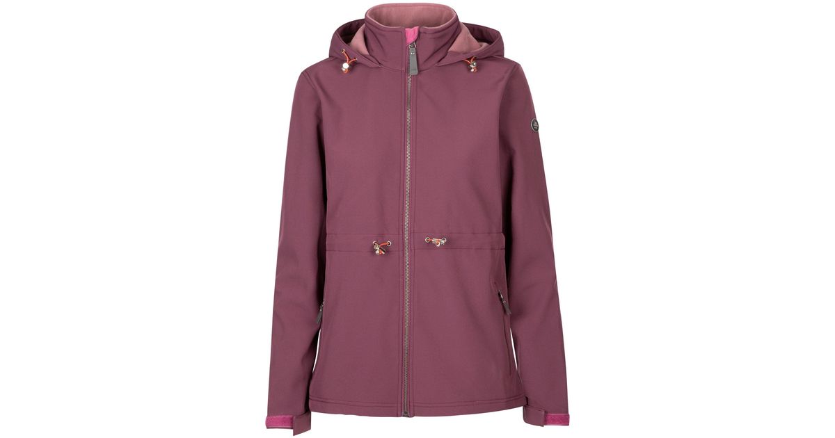 Trespass Aileen Softshell Jacket in Purple | Lyst UK