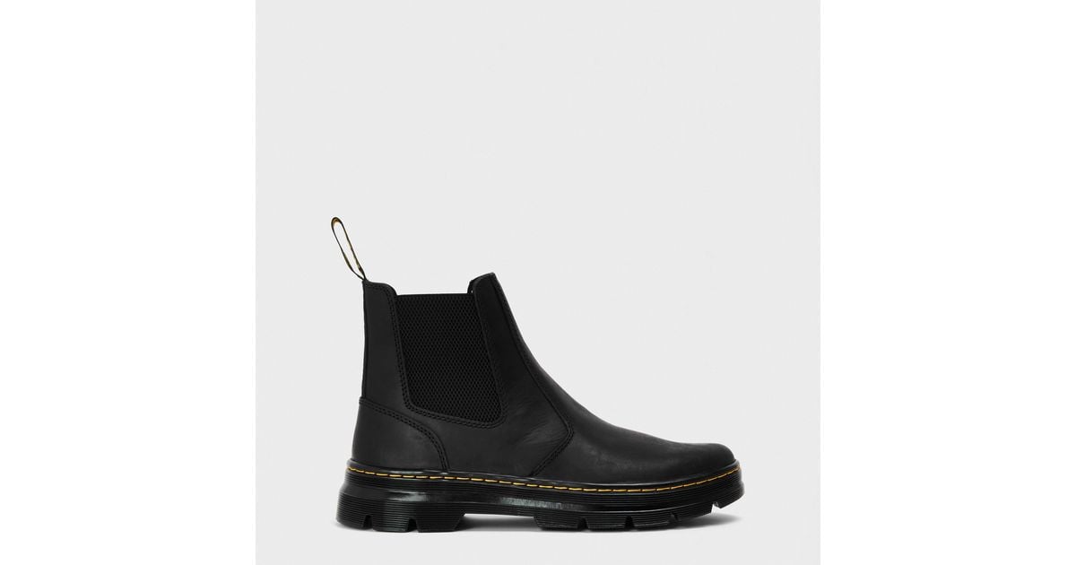 Dr. Martens Doc Embury Chelsea Boot in Black for Men | Lyst UK
