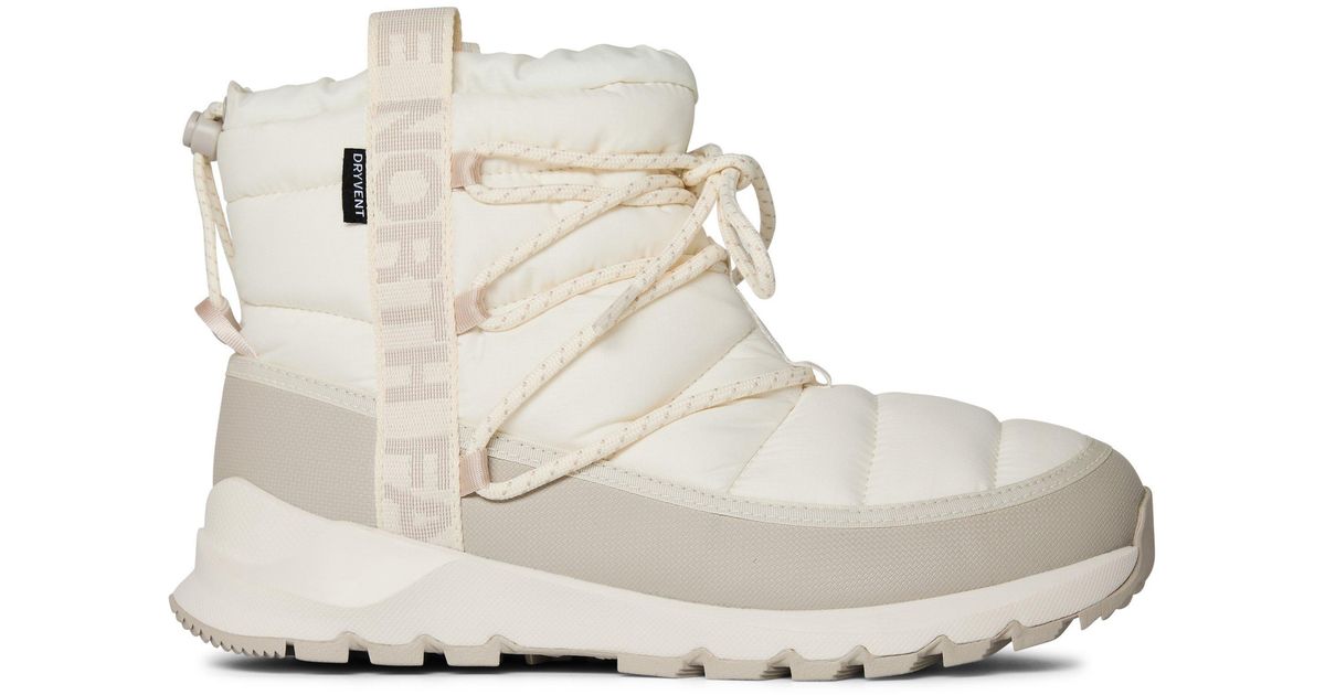 The North Face Thermoball Lace Up Wp Gardenia Wh in White | Lyst UK