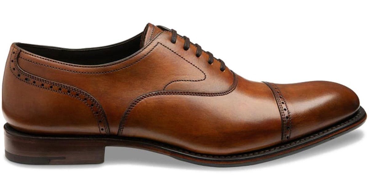 Loake Hughes Derby Shoes in Brown for Men | Lyst UK