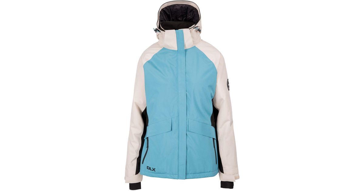 DLX Ursula Weather-Resistant Thermal Fitted Ski Jacket in Blue | Lyst UK