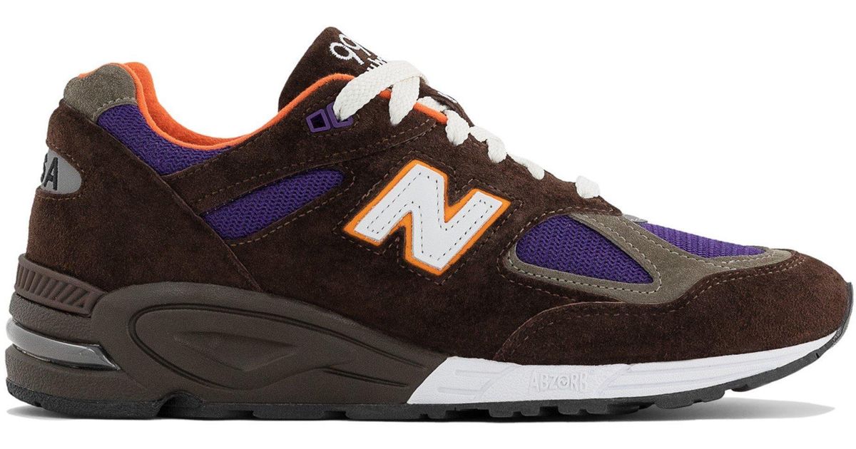 New Balance Nb 990 Runners in Brown | Lyst UK
