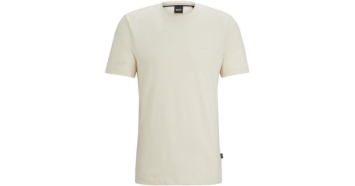 BOSS Hbb Thompson Tonal Logo T-Shirt in White for Men | Lyst UK
