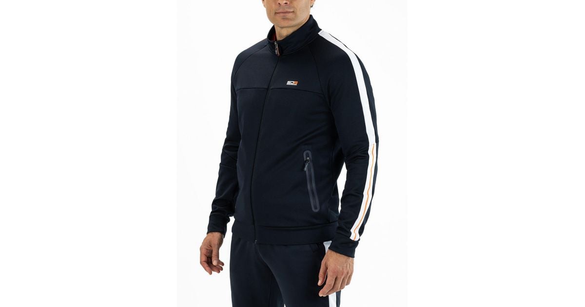 Sjeng Sports Achille Performance Training Jacket in Blue for Men | Lyst UK