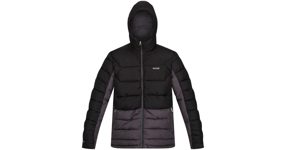 Regatta Nevado Insulated Puffer Jacket in Black for Men | Lyst UK