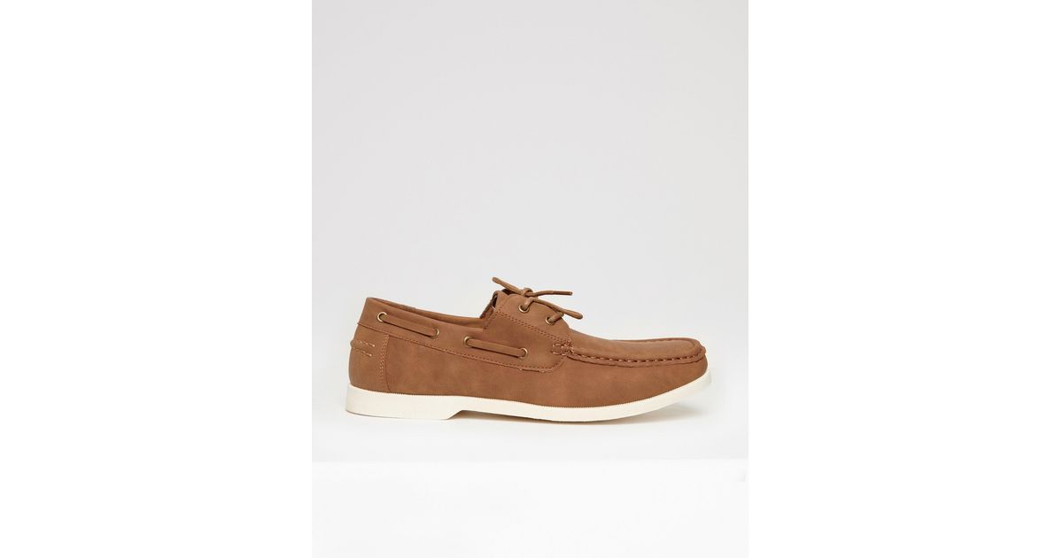 Threadbare Boat Shoes in Brown for Men | Lyst UK
