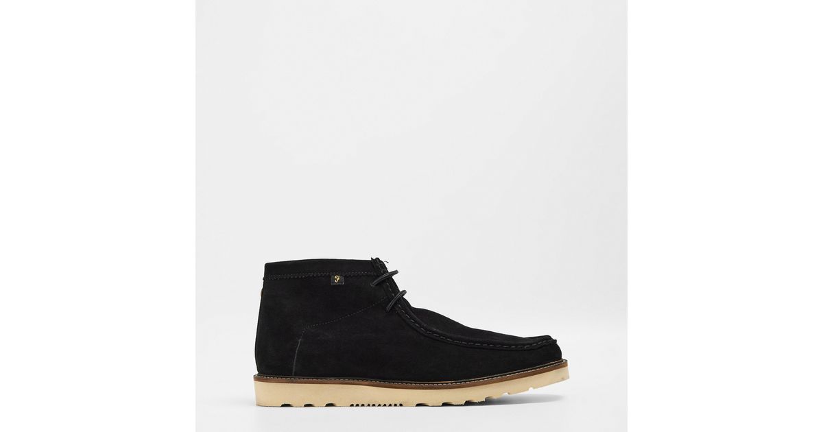 Farah Farrah Hanker Chukka Boot in Black for Men | Lyst UK