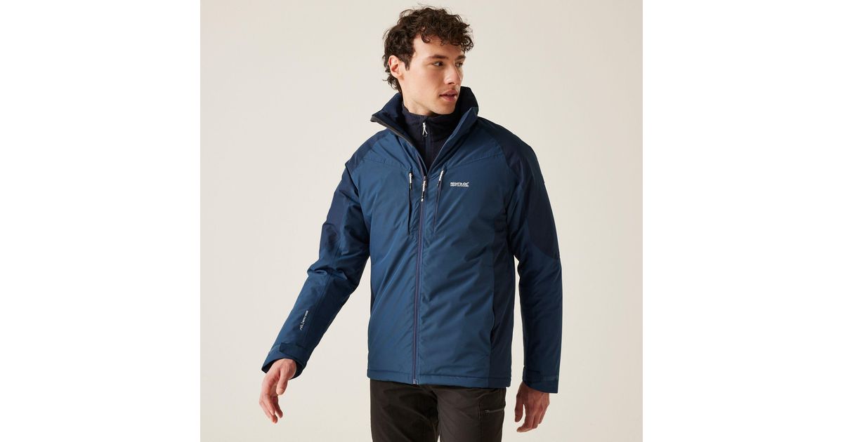 Regatta Winter Calderdale Ii Waterproof Jacket in Blue for Men | Lyst UK