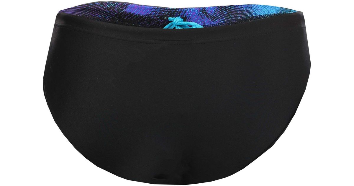Speedo Placement Panel Swimming Briefs in Black for Men | Lyst UK