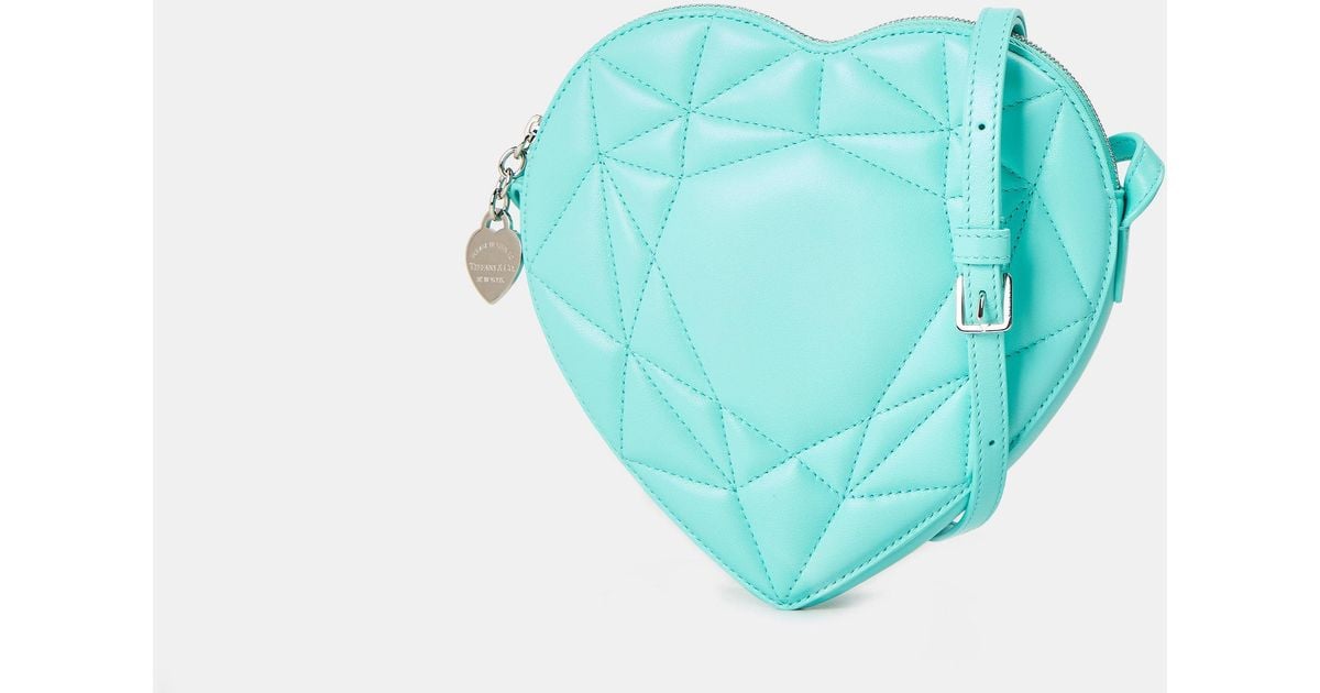 Tiffany & Co. Crossbody Heart-Shaped Handbag in Blue | Lyst UK