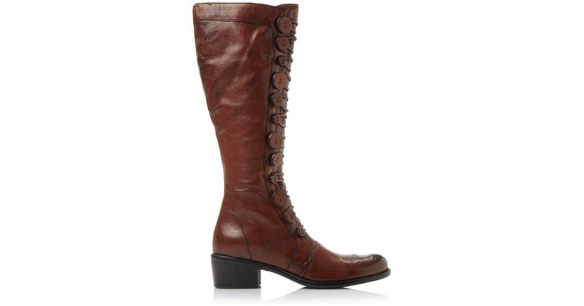Dune Pixie Boot Ladies in Brown | Lyst UK