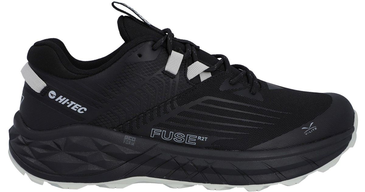Hi-Tec Hitec Fuse Trail Shoes in Black for Men | Lyst UK