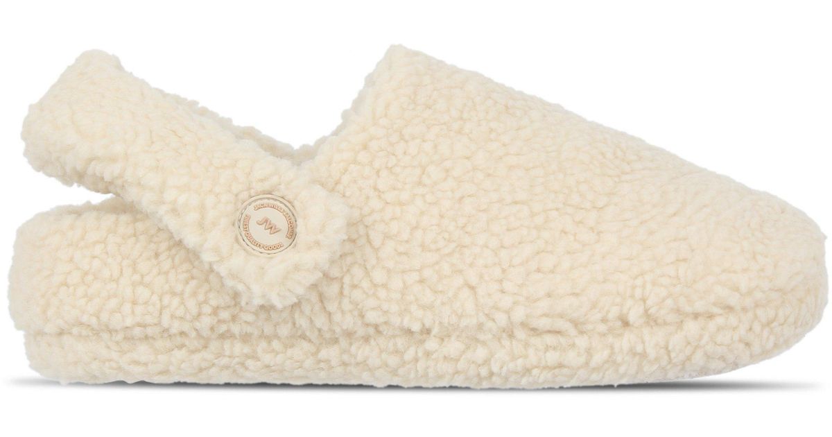 Jack Wills Jw Cosy Mule Slippers in Natural | Lyst UK
