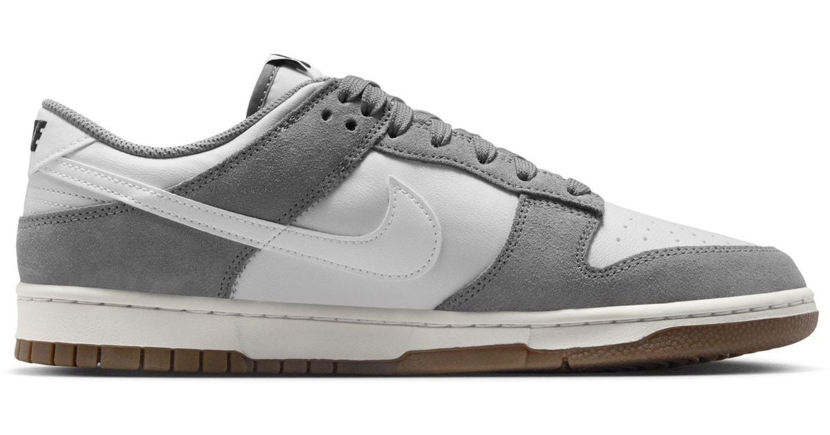 Nike Dunk Low Retro Trainers in Grey for Men | Lyst UK