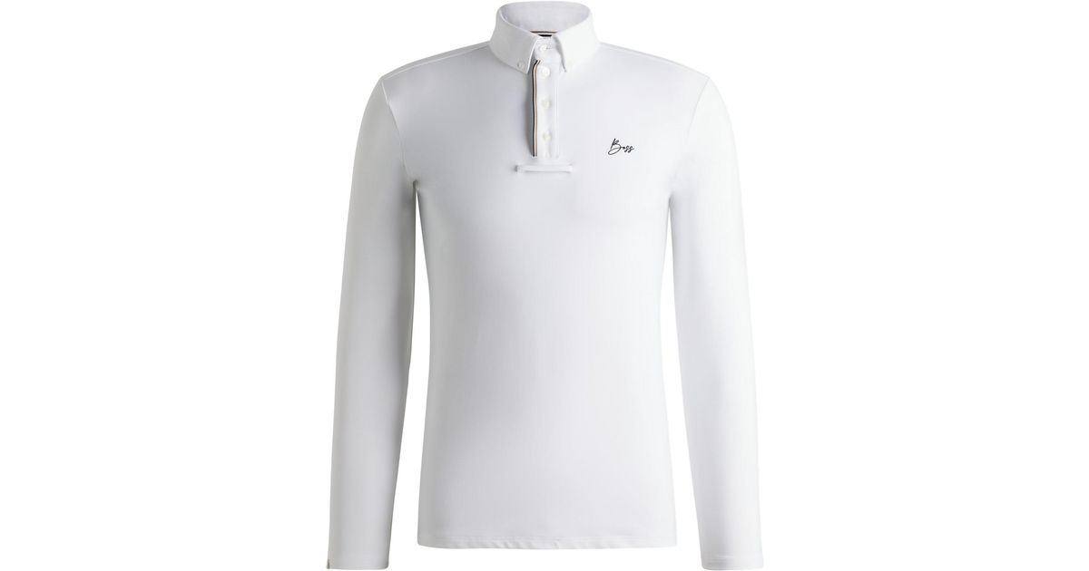 BOSS Equestrian Show Shirt in White for Men | Lyst UK