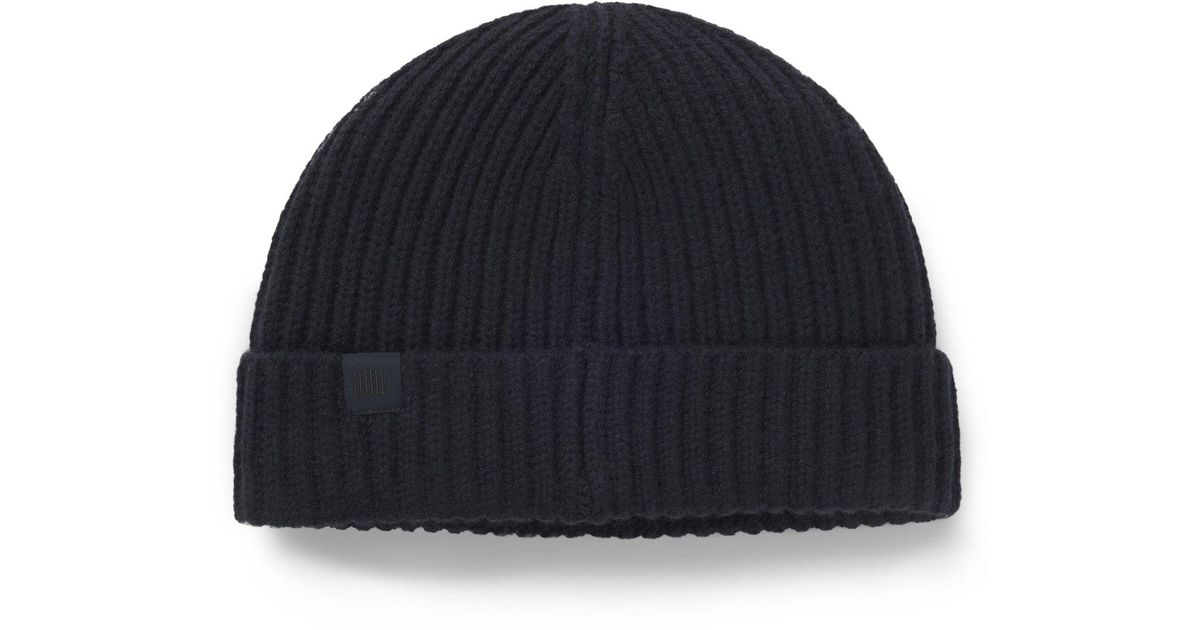 BOSS Beckham X Beanie Hat in Blue for Men | Lyst UK