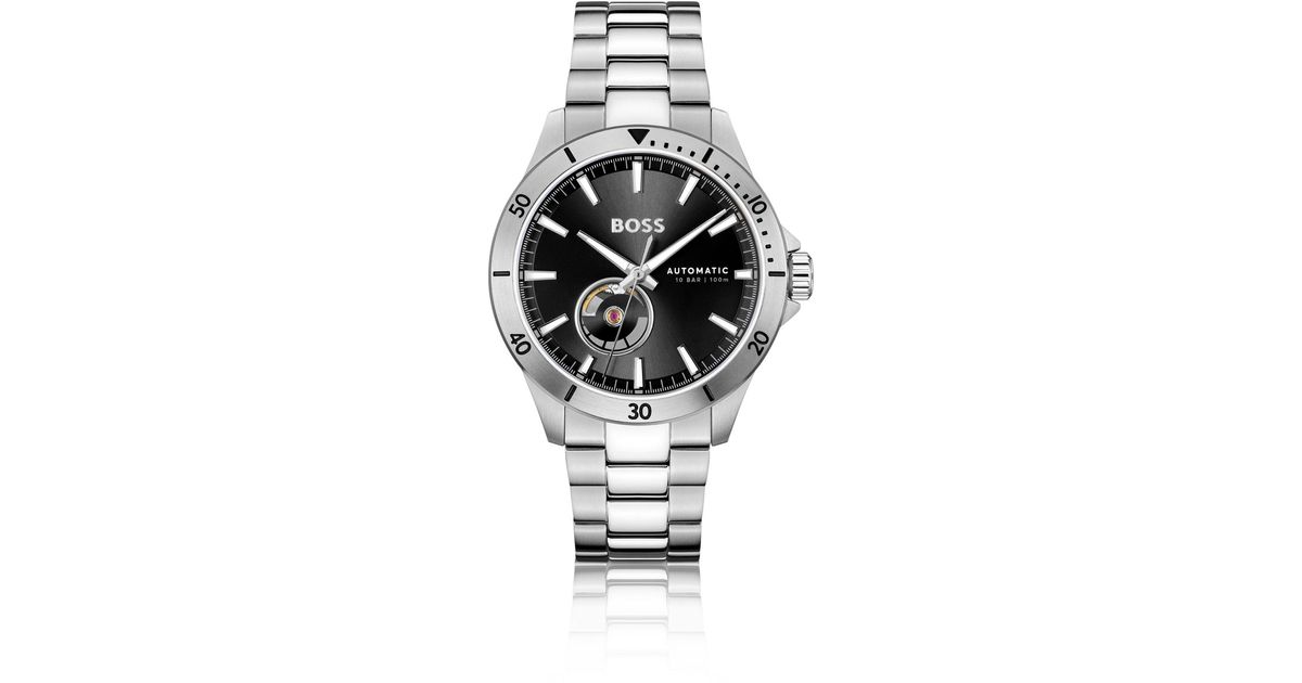 BOSS Troper Automatic Stainless-Steel Watch With Japanese Automatic ...