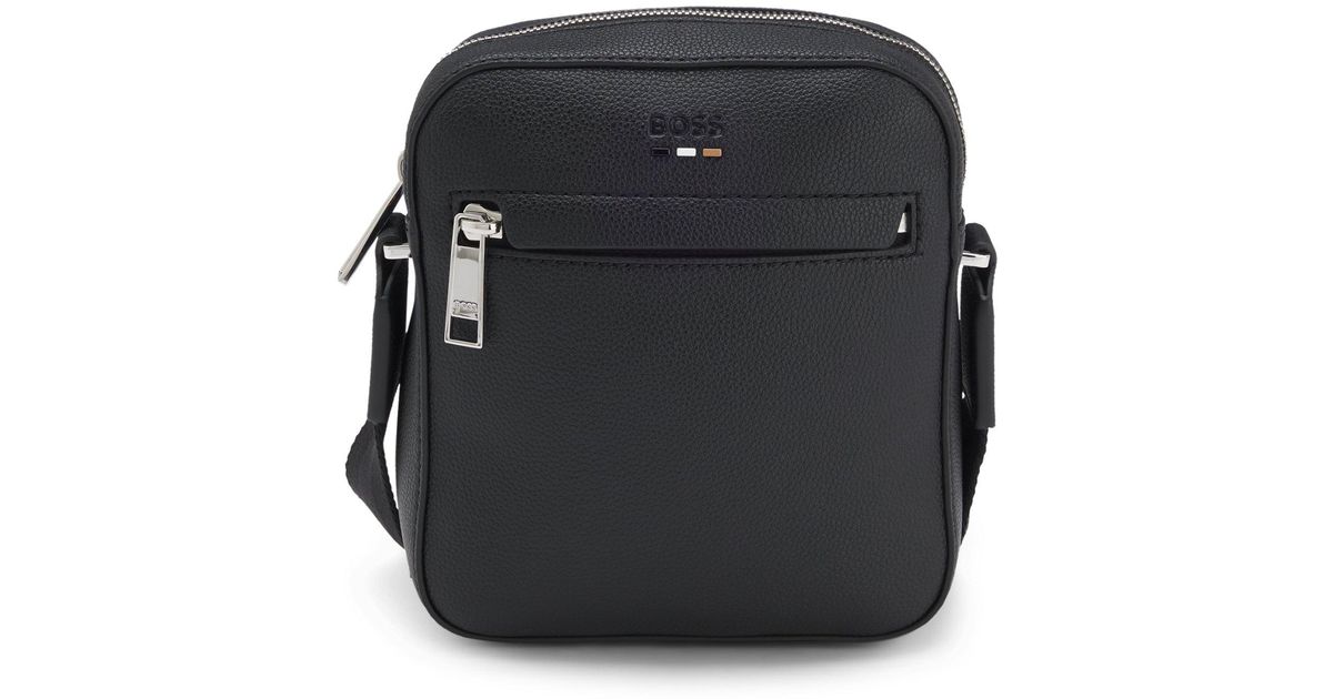 BOSS Reporter Bag With Emed Logo in Black for Men | Lyst Canada