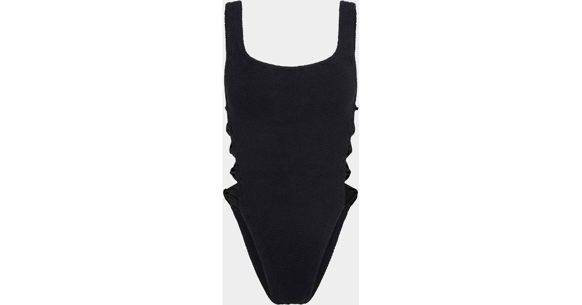 Hunza G Tiffany Swim in Black | Lyst UK